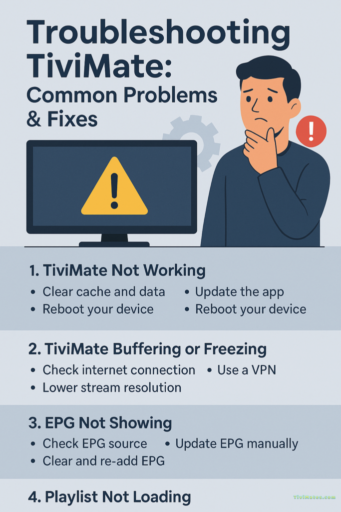 Troubleshooting TiviMate: Common Problems & Fixes (2025 Guide ...